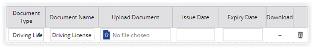 Manage Driver Documents